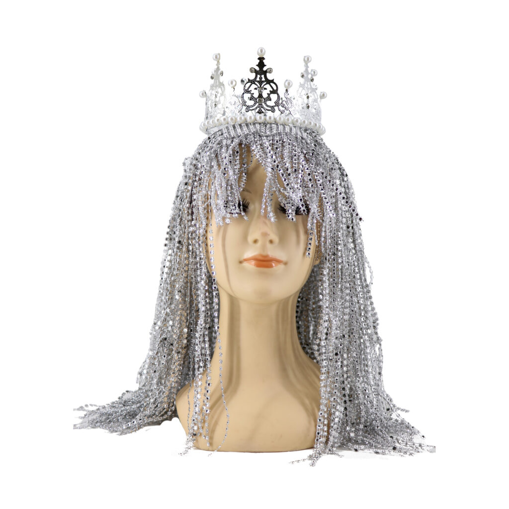 7919-CRN -Crown with Hair Wig Set – Western F.a.s.h.i.o.n